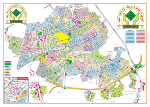 A Comprehensive Guide to DHA Lahore Maps: Phases 1 to 9